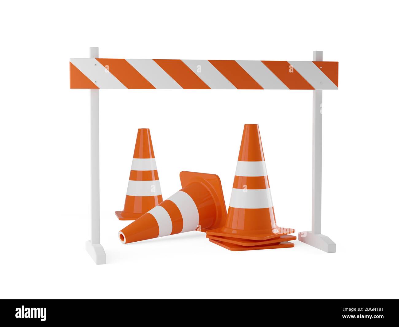 Security pylons Cut Out Stock Images & Pictures - Alamy