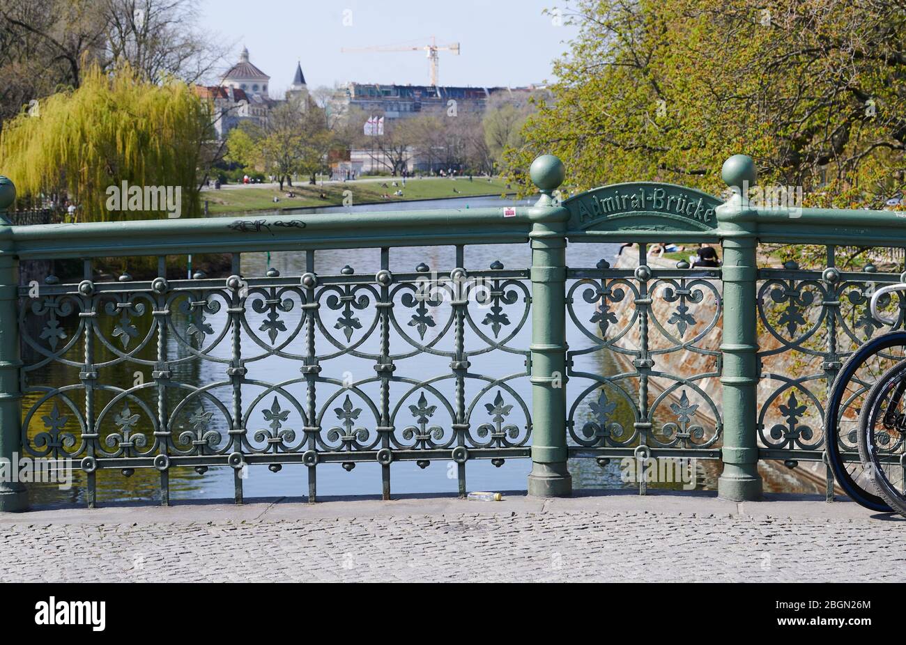 Berlin, Germany. 10th Apr, 2020. In the morning the admiral's bridge is ...