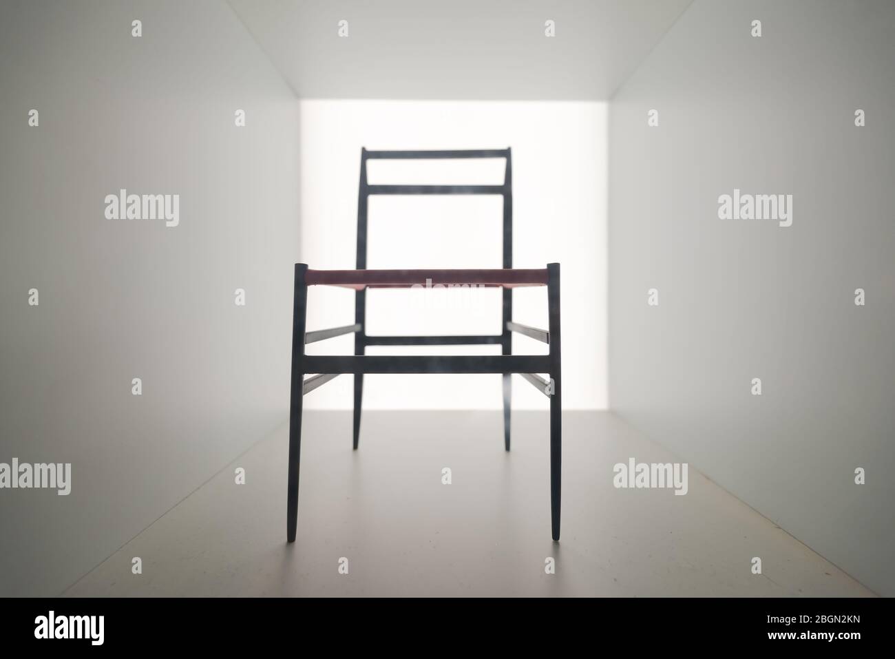 chair in the empty room Stock Photo - Alamy