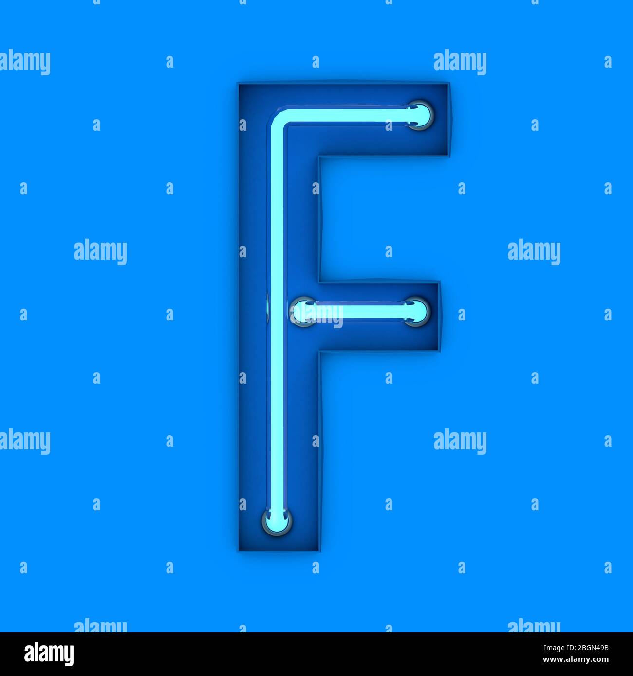 Neon letter f hi-res stock photography and images - Alamy
