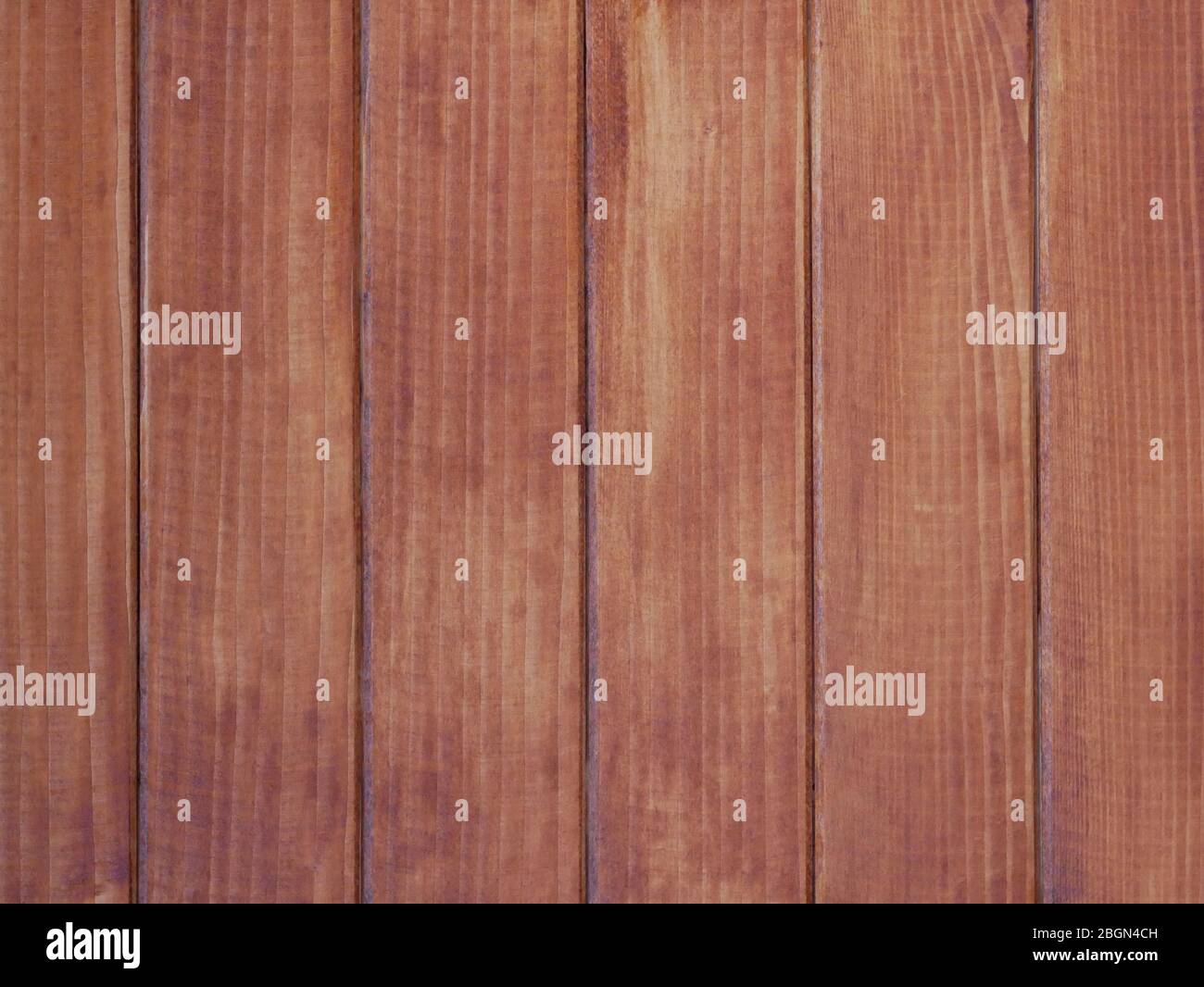 Detail of new wooden fence vertical brown parallel boards Stock Photo ...