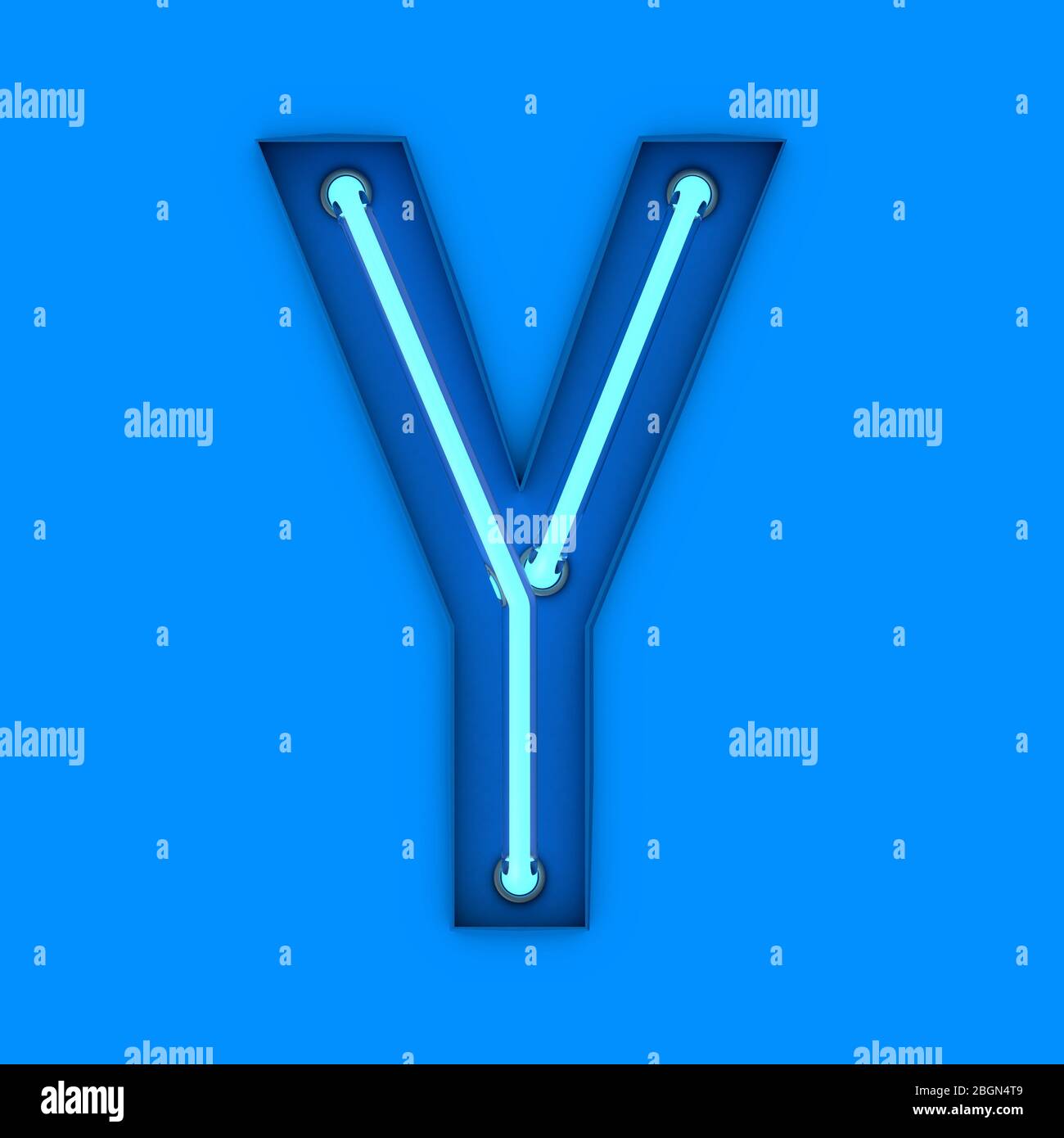 Neon letter y hi-res stock photography and images - Alamy