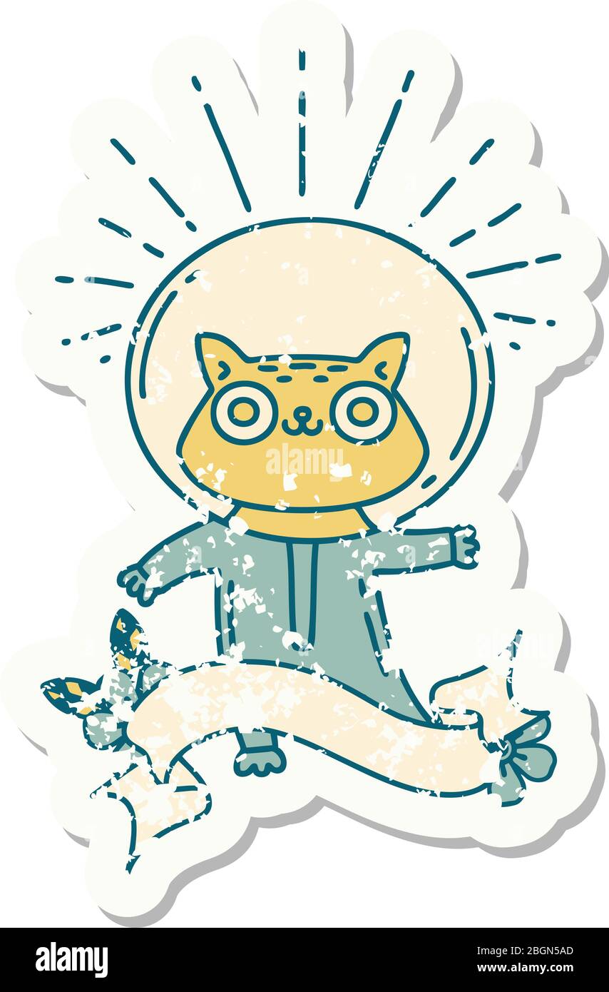 Old astronaut in space Stock Vector Images - Alamy