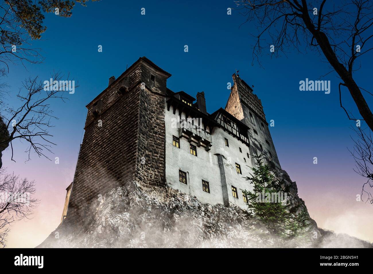 Bran castle transylvania romania hi-res stock photography and images ...
