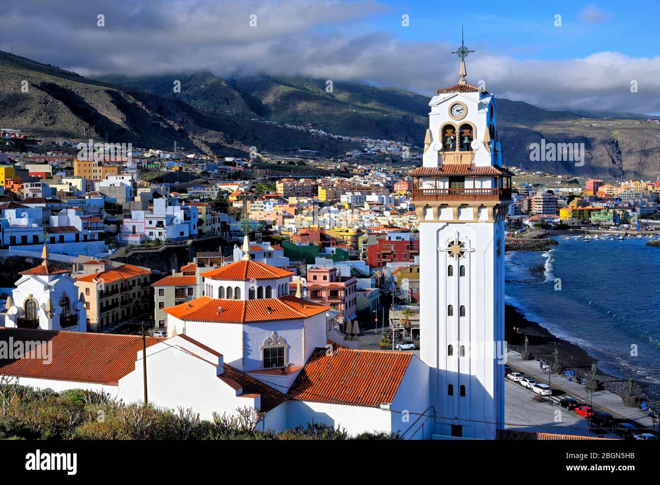 Nuestra Senora de Candelaria basilica, Candelaria city, Tenerife ...