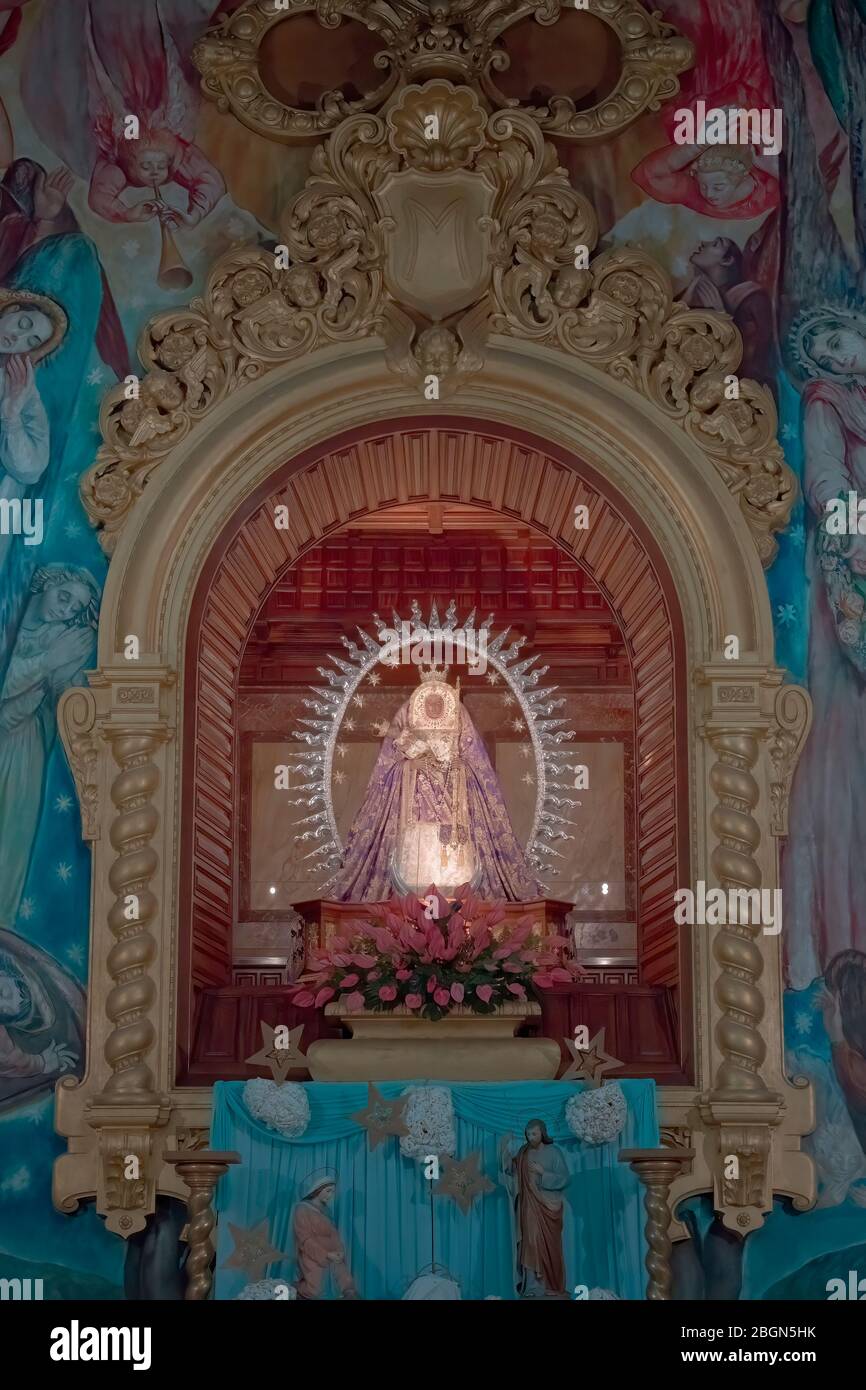 Statue of the Virgen de la Candelaria, Patron Saint of the Canary ...