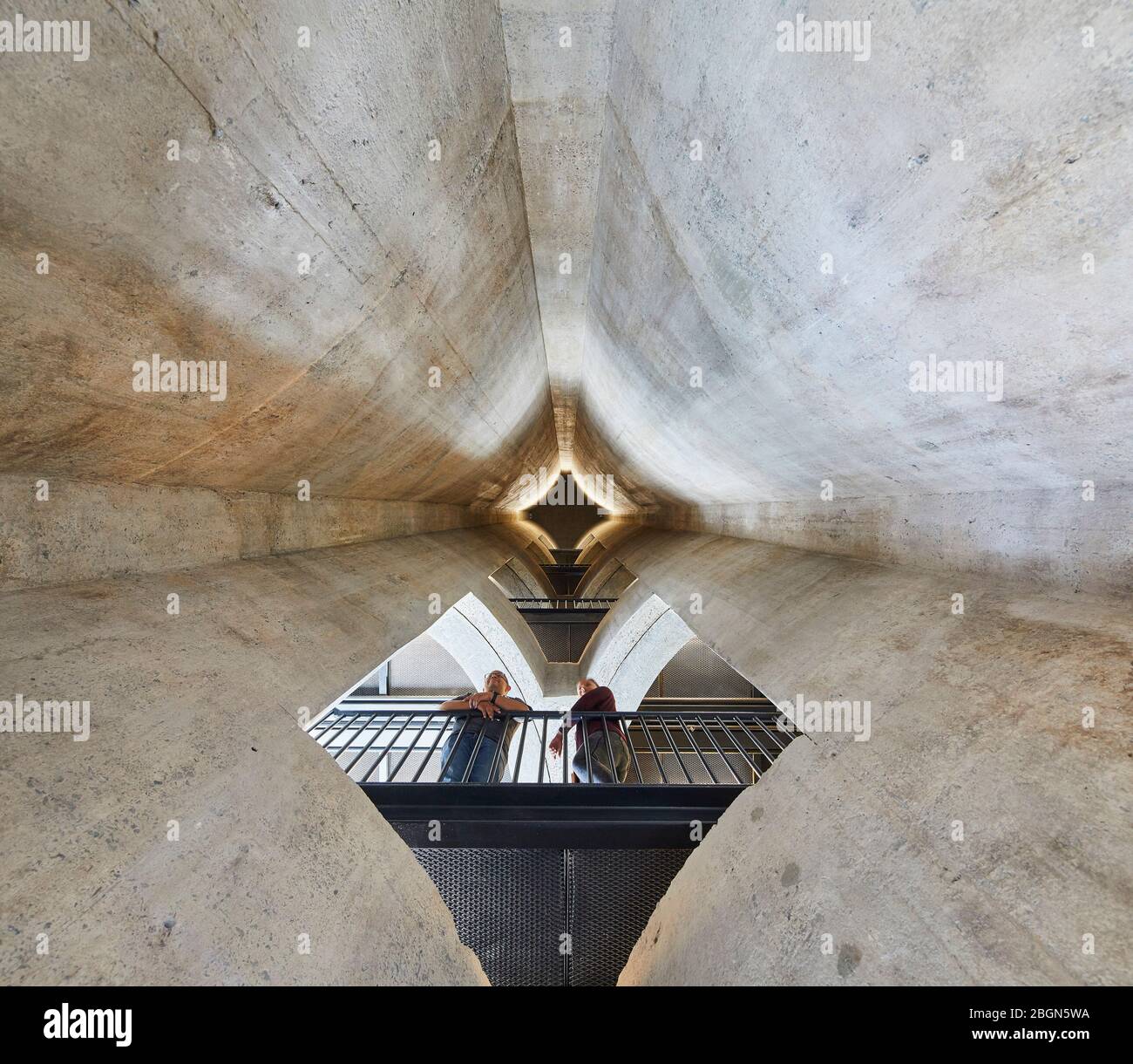 Interior view atrium looking down hi-res stock photography and images ...
