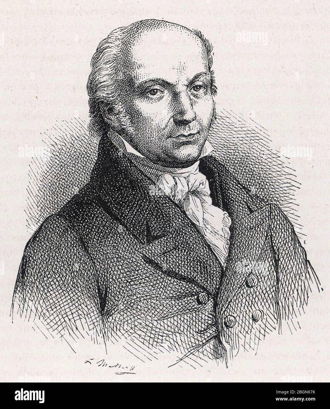 FRANZ GALL (1758-1828) German neuroanatomist and pioneer of phrenology ...