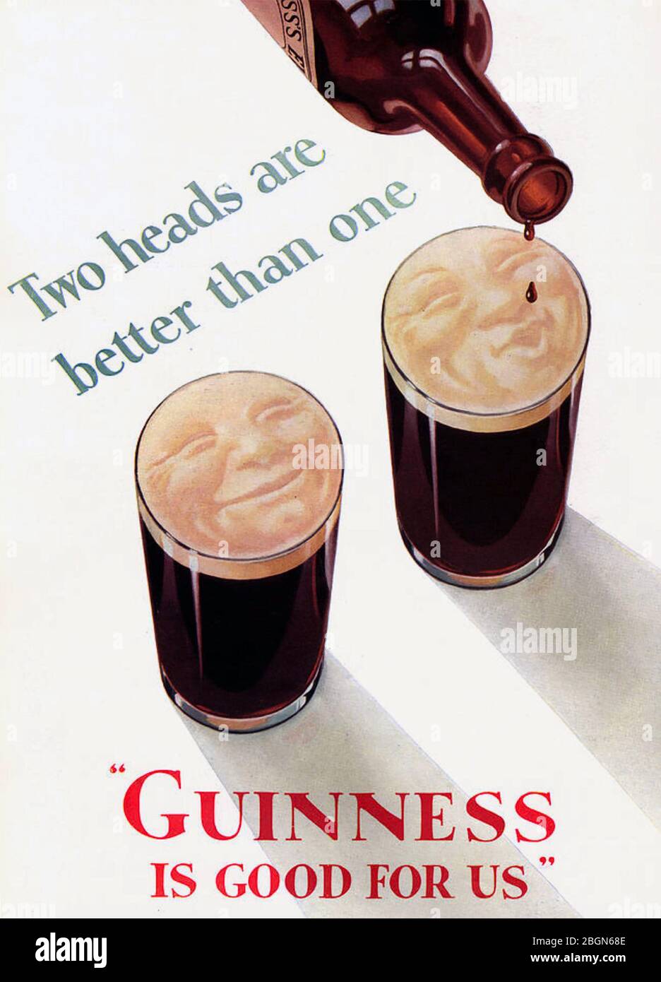 GUINNESS advert 1931 Stock Photo - Alamy