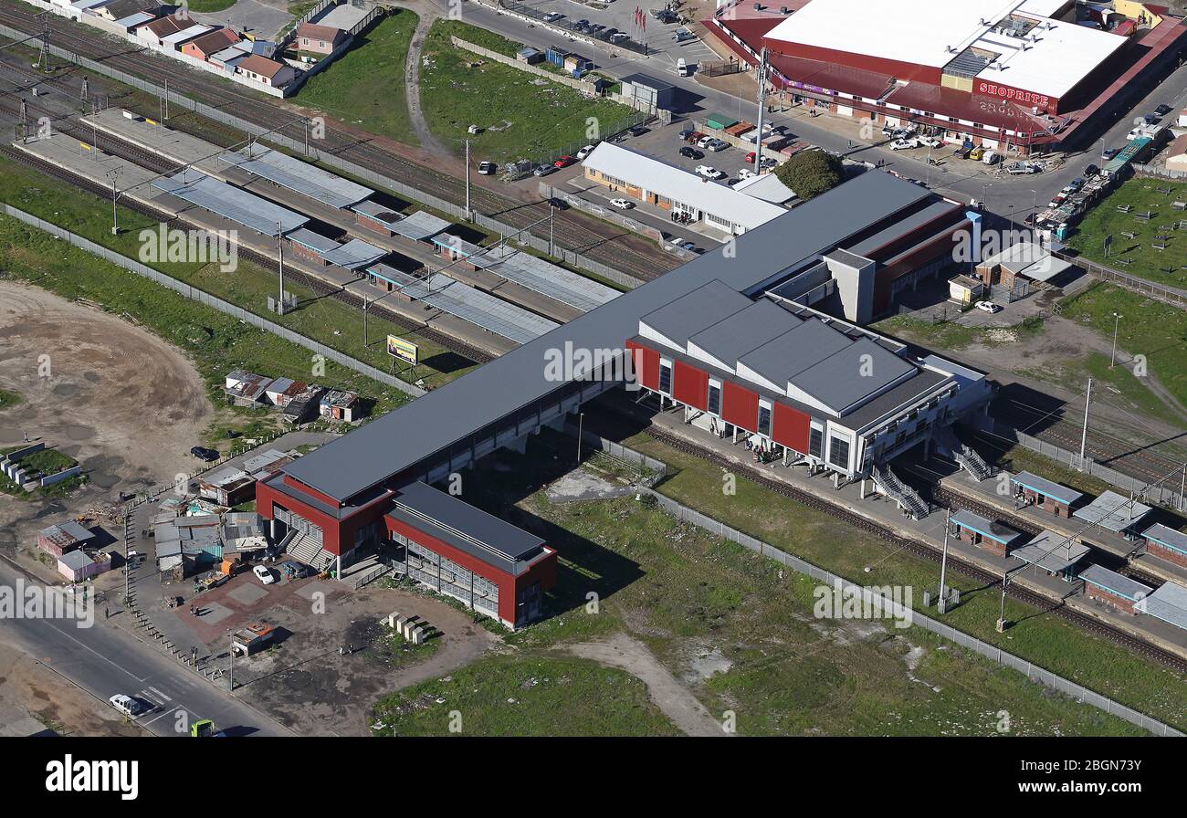 Aerial photo of Langa Station Stock Photo - Alamy