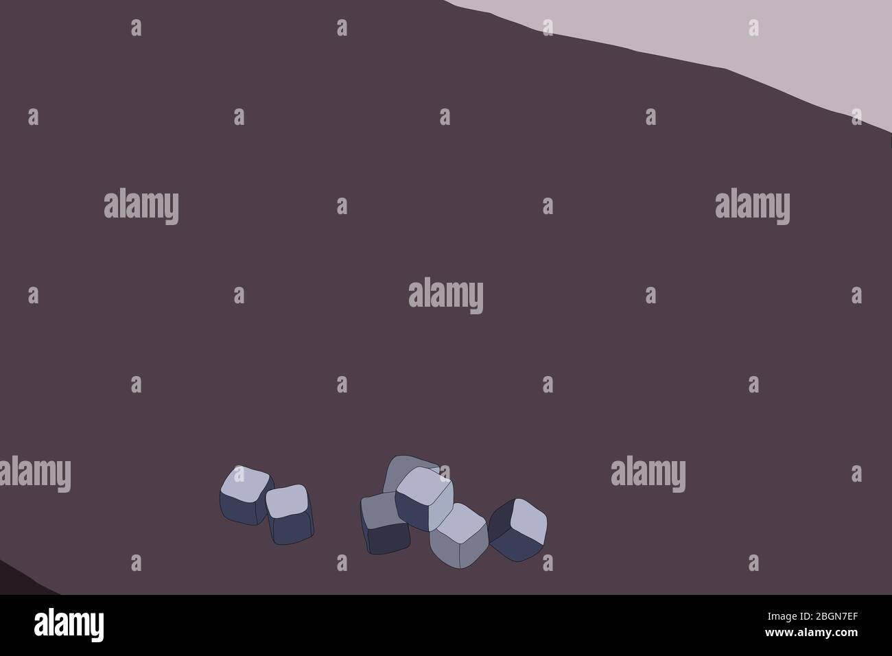 Ice cube, set with transparency Stock Photo - Alamy