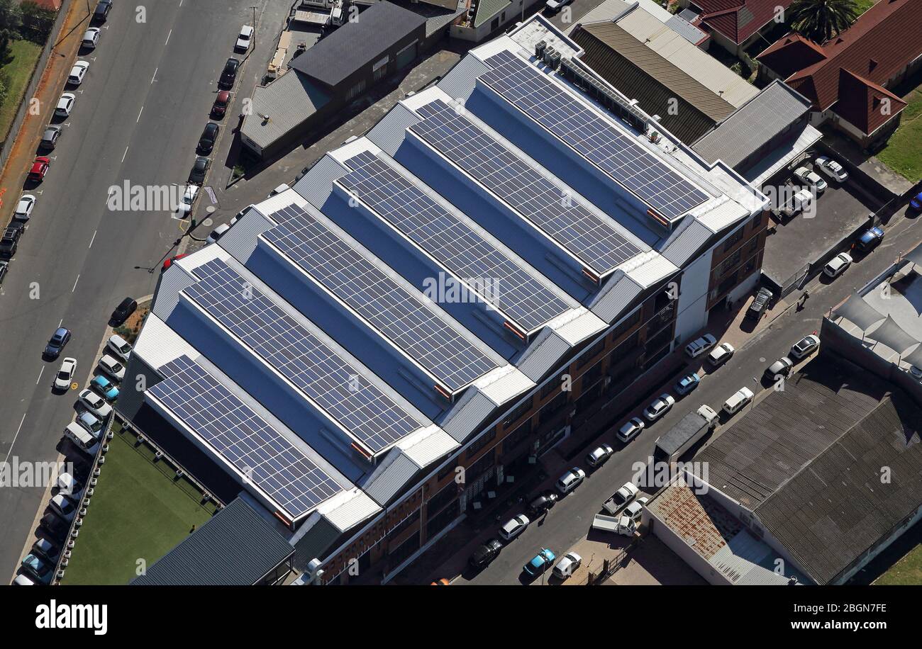 Solar roof aerial hi-res stock photography and images - Alamy