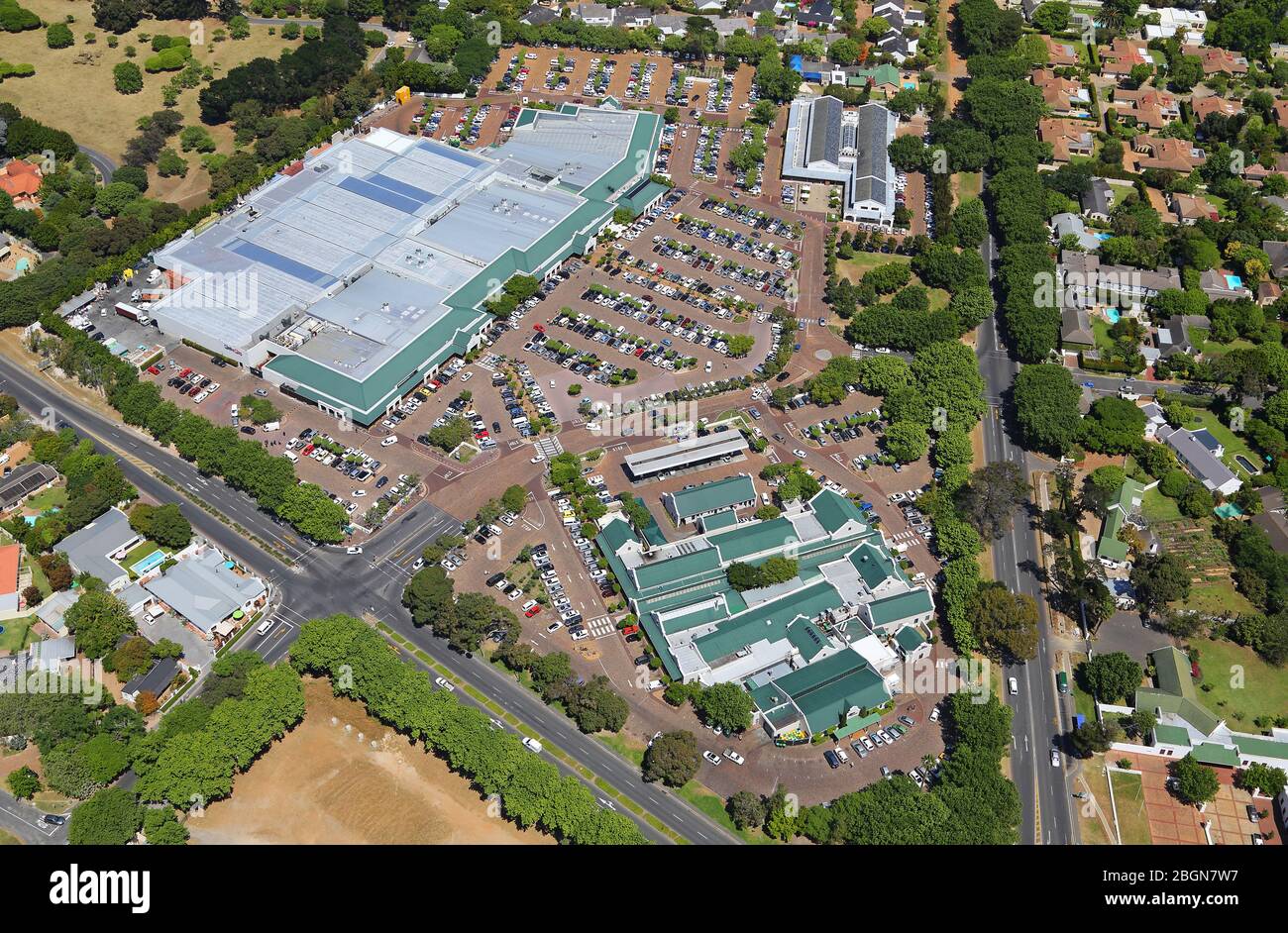 Aerial photo of Constantia Village Stock Photo - Alamy