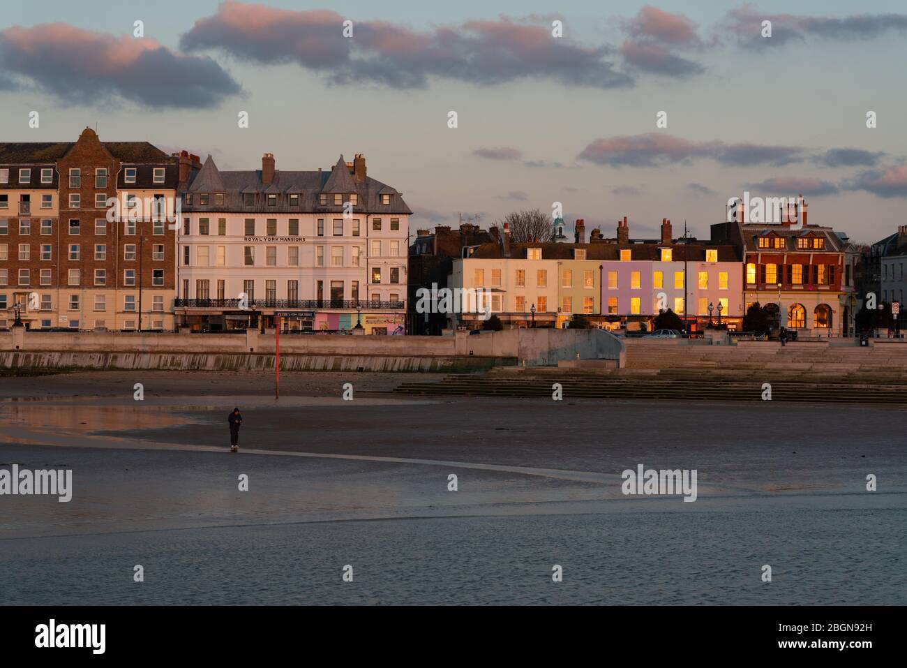 Seafront buildings in Margate, Kent Stock Photo - Alamy