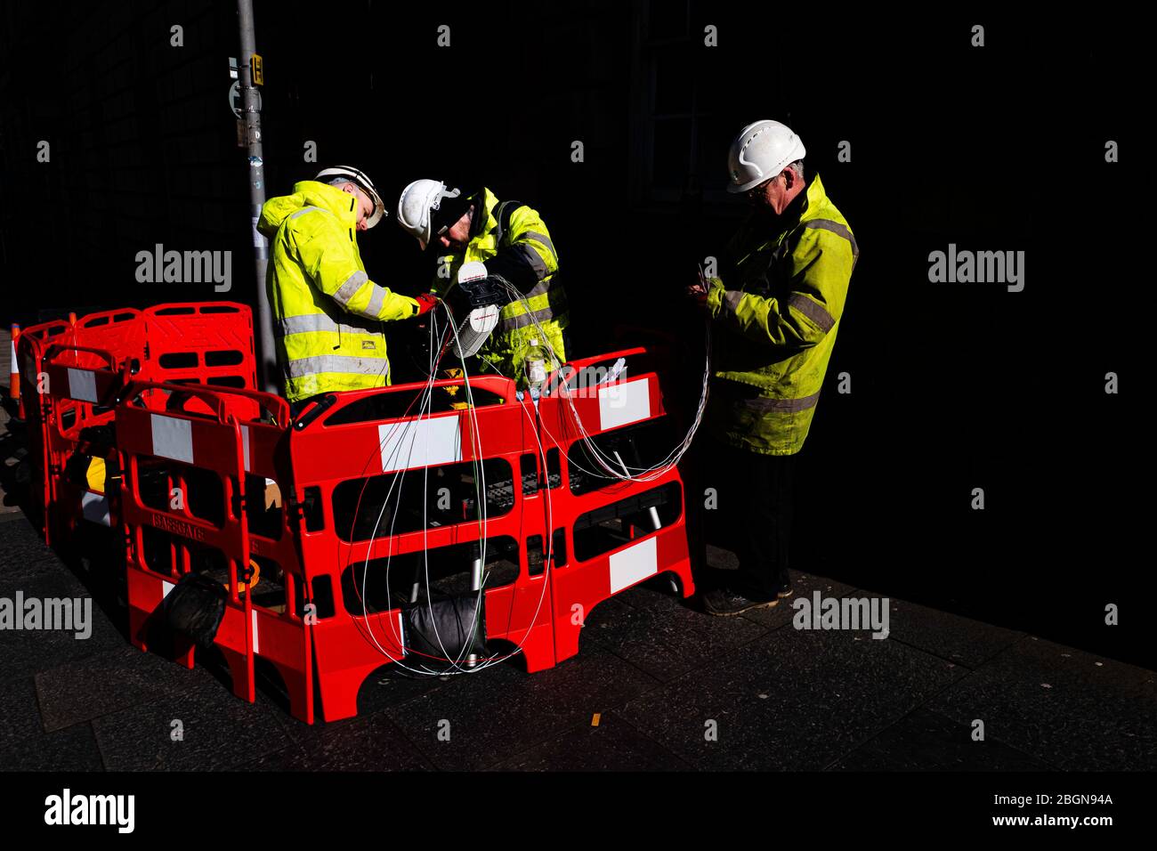 Fibre Optic Cables Street High Resolution Stock Photography and Images ...
