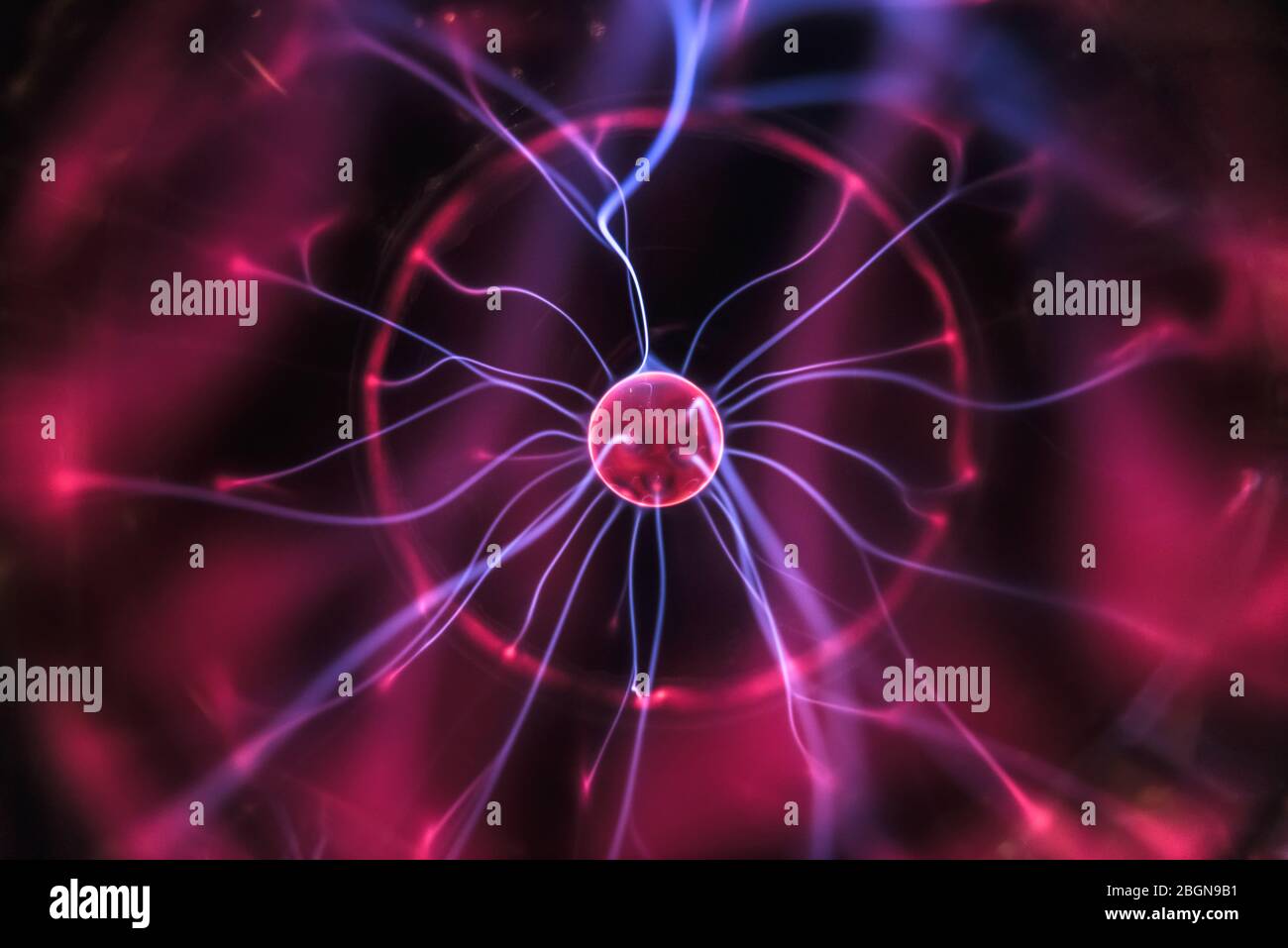 Electric plasma ball blue energy hi-res stock photography and images ...