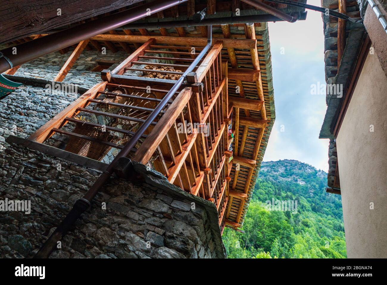 Typical walser house hi-res stock photography and images - Alamy