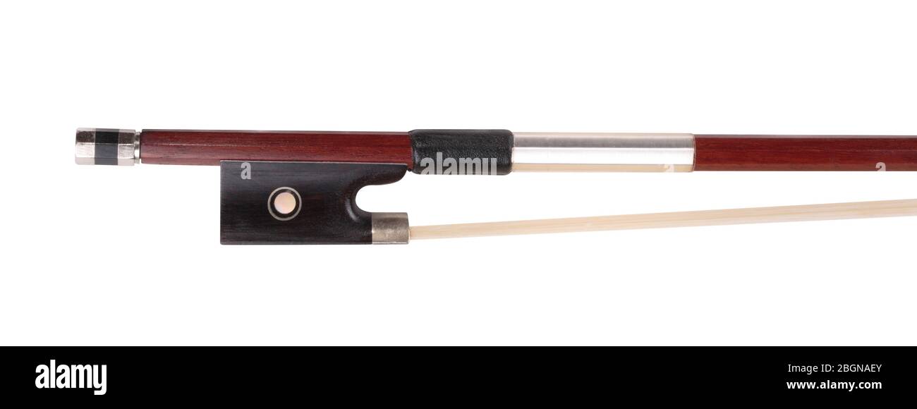 Violin Bow Isolated Stock Photo - Alamy