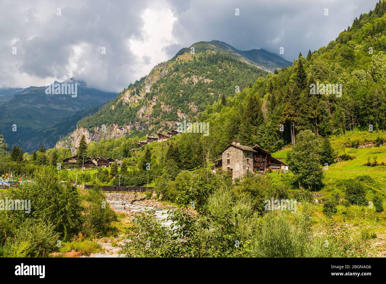 Typical walser house hi-res stock photography and images - Alamy