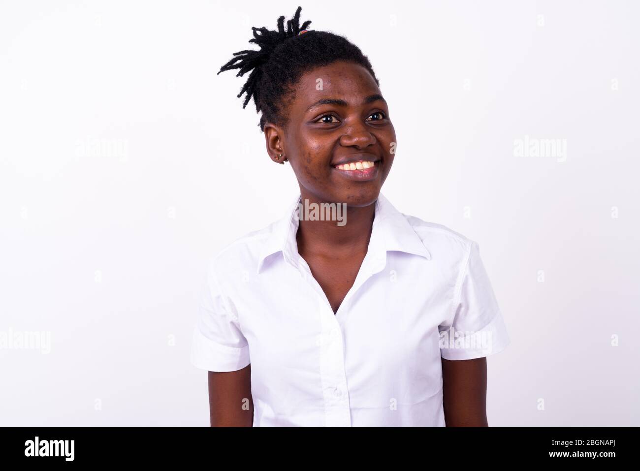 African student uniform happy hi-res stock photography and images - Alamy