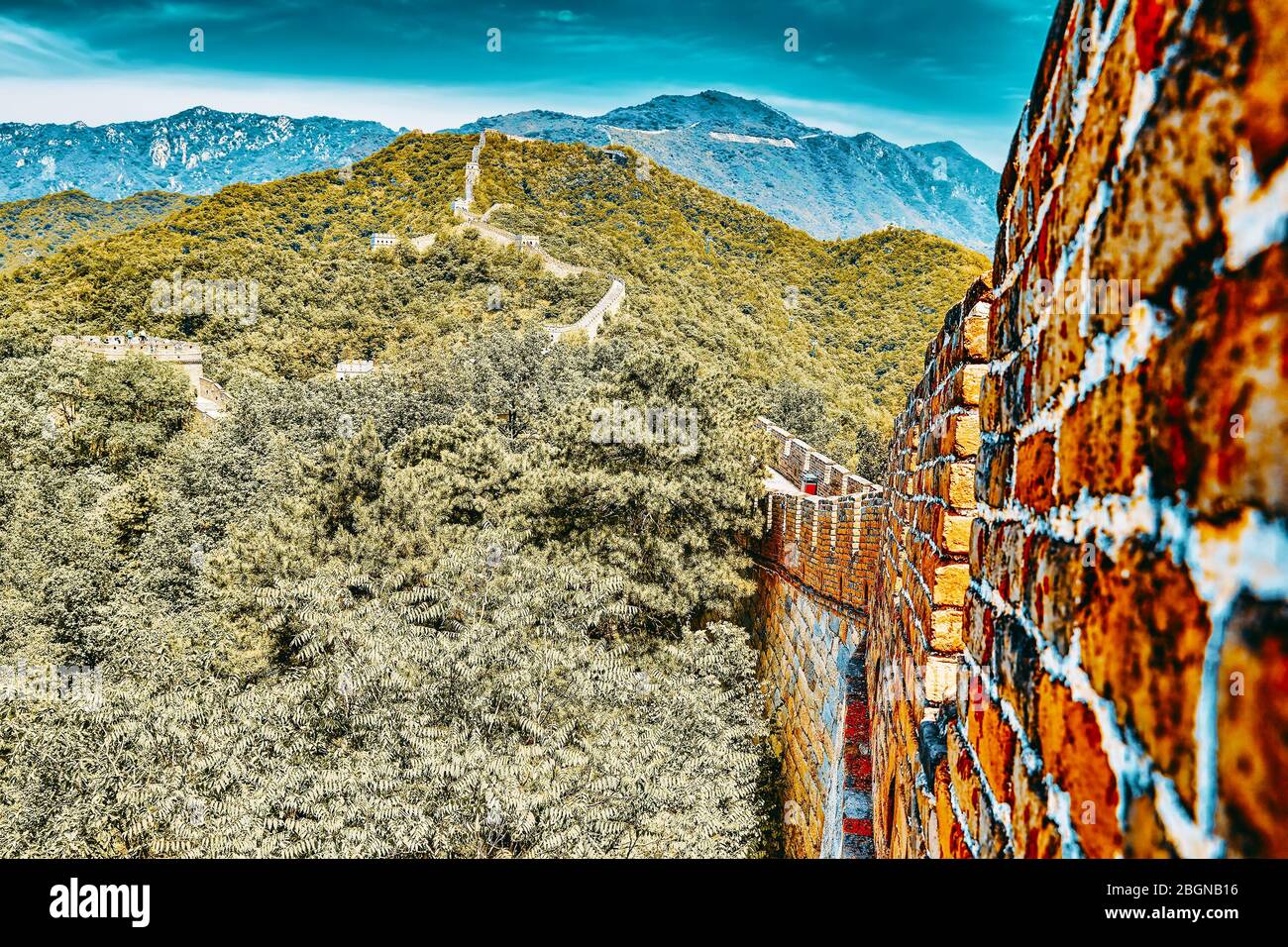 Stone staircase great wall china hi-res stock photography and images ...