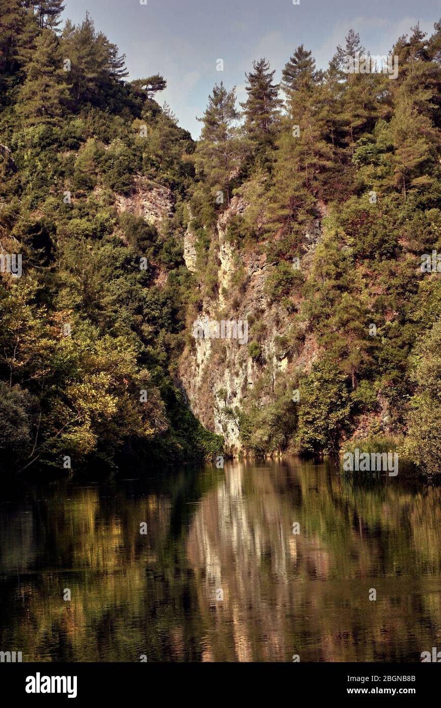 Nature in Lebanon mountains rivers Chowein lake Jabal Moussa reserve ...
