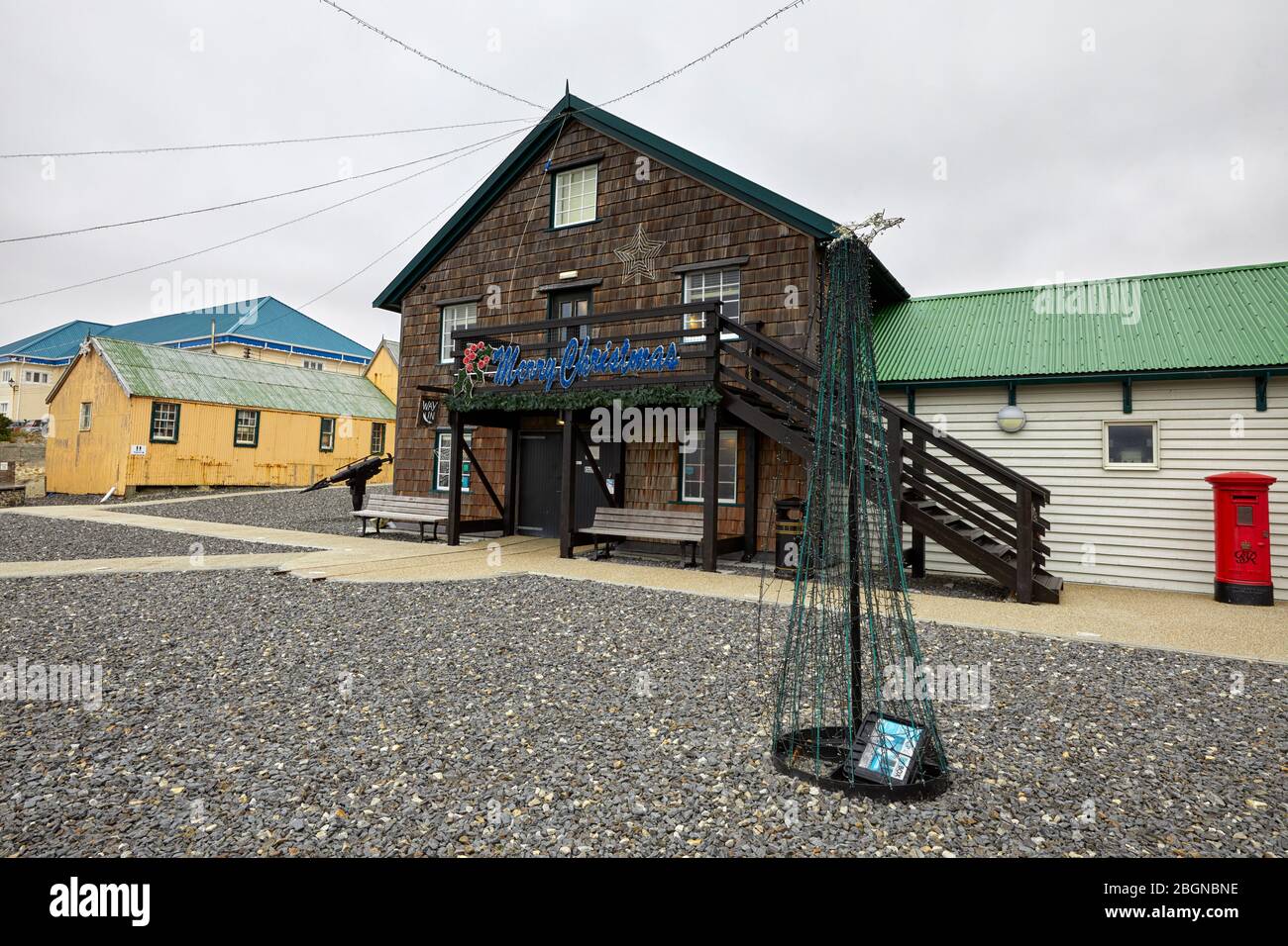 Historic Dockyad Museum in Stanley, Falkland Islands, Falklands Stock ...