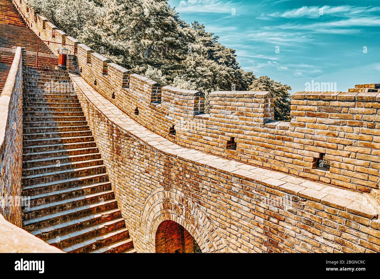 Stone staircase great wall china hi-res stock photography and images ...