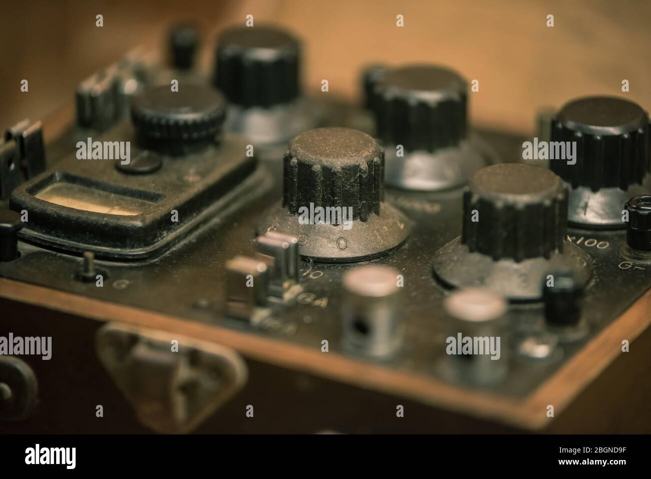 old electrical metering device Stock Photo - Alamy