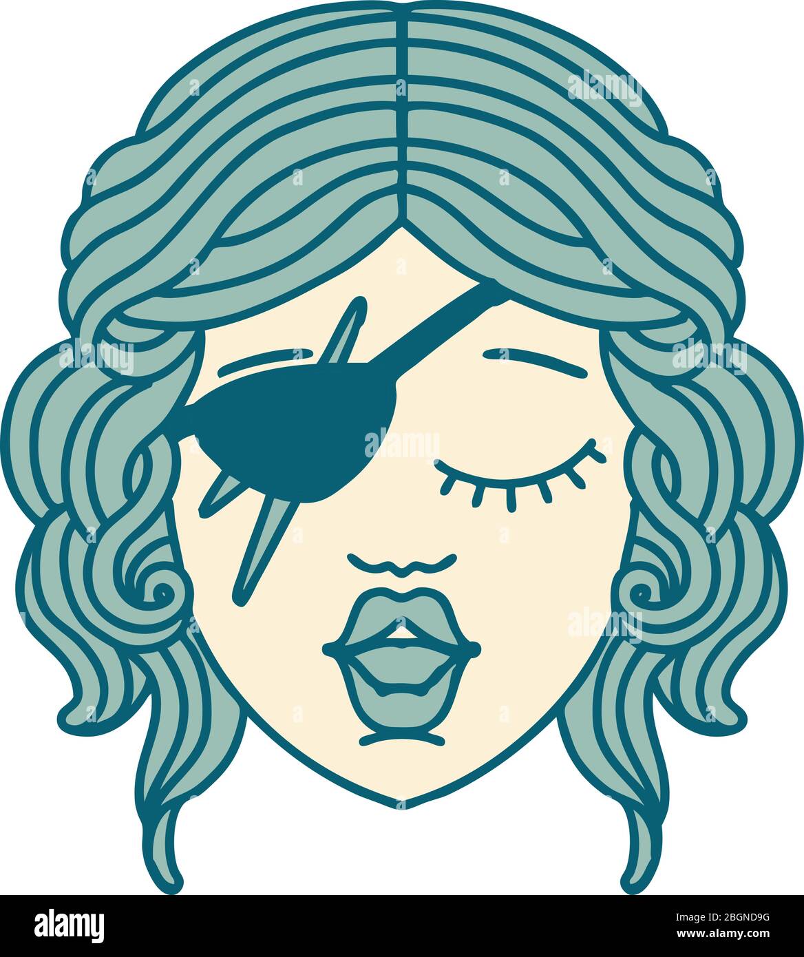 Retro Tattoo Style human rogue character Stock Vector Image & Art - Alamy