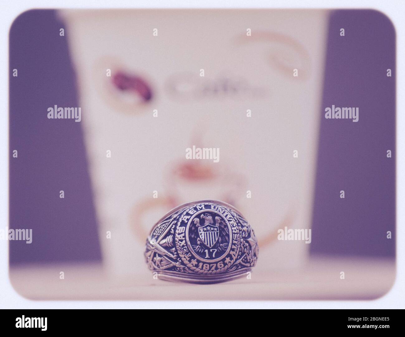 An Aggie ring, a symbol of a long lasting tradition Stock Photo - Alamy