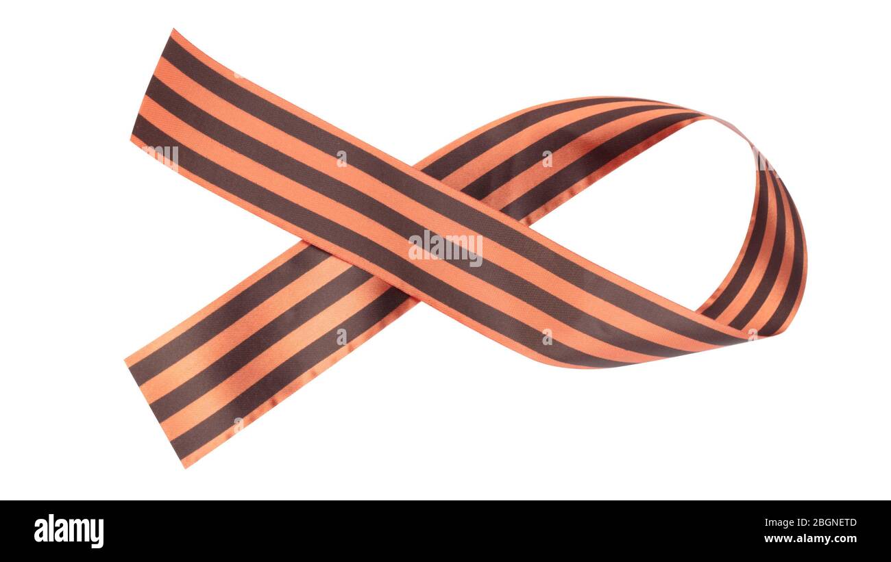 George Ribbon Isolated Stock Photo - Alamy