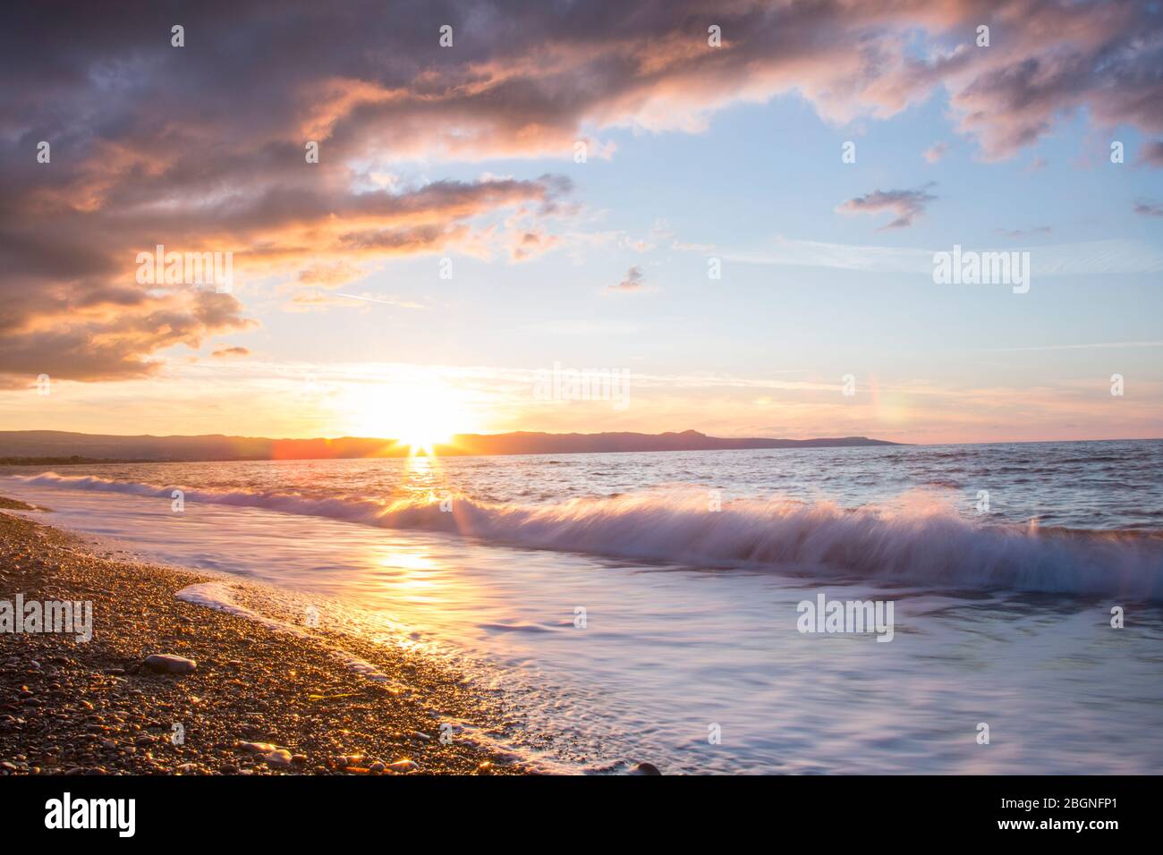 Cyprus Beach Sunset High Resolution Stock Photography and Images - Alamy