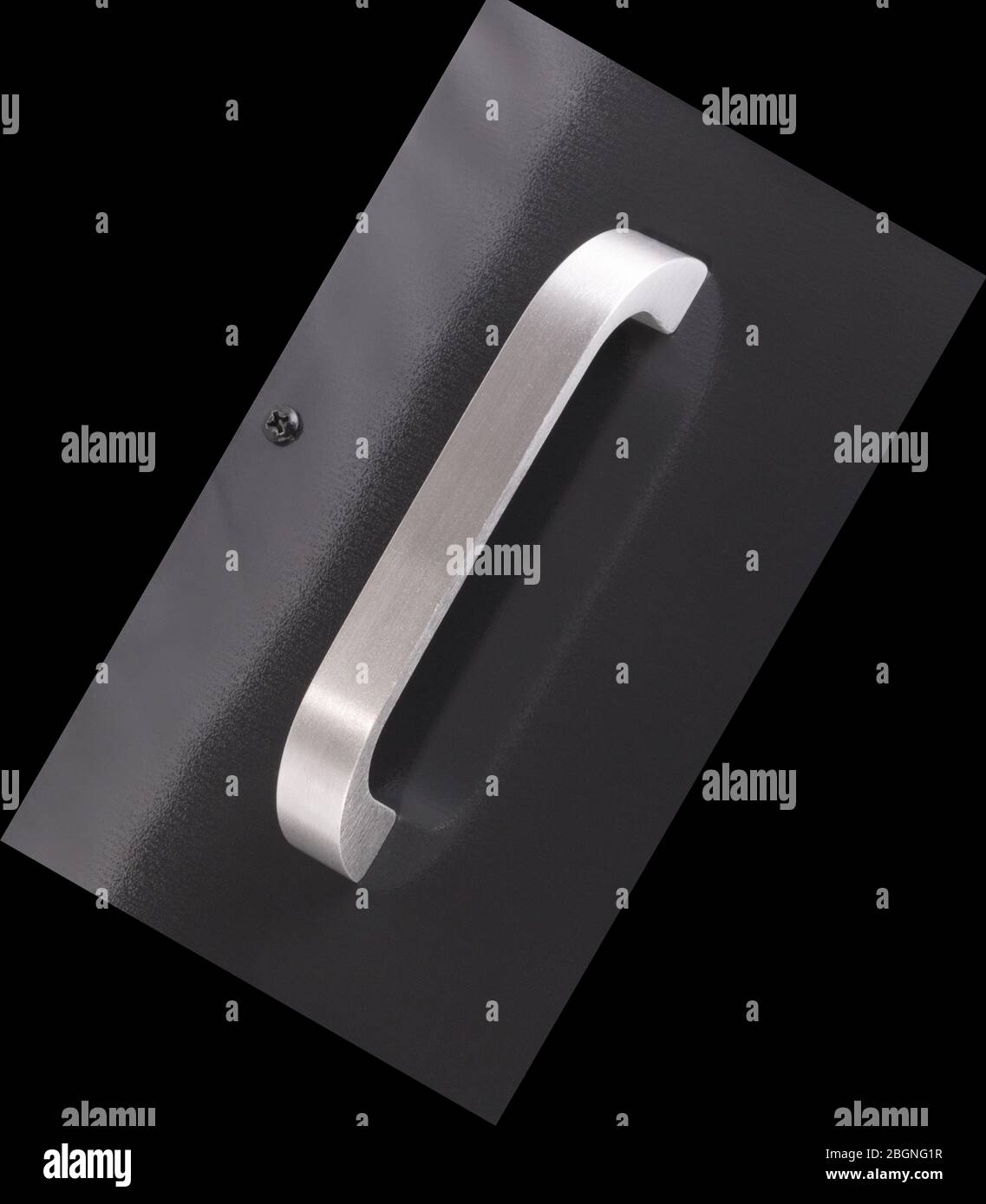 Black Metal Case with Handle Stock Photo - Alamy