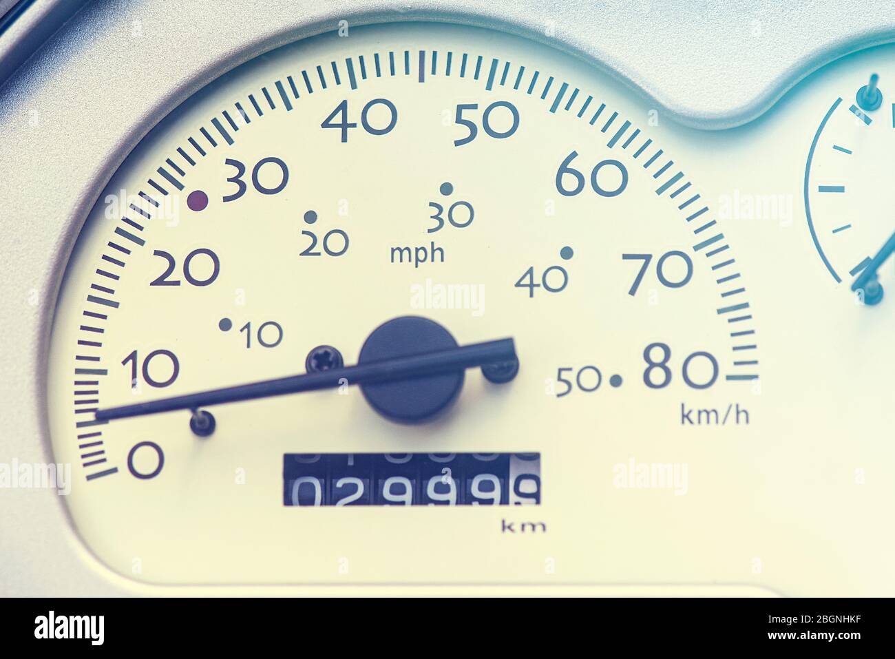 Vintage speedometer on bike, motorbike, motorcycle Stock Photo - Alamy