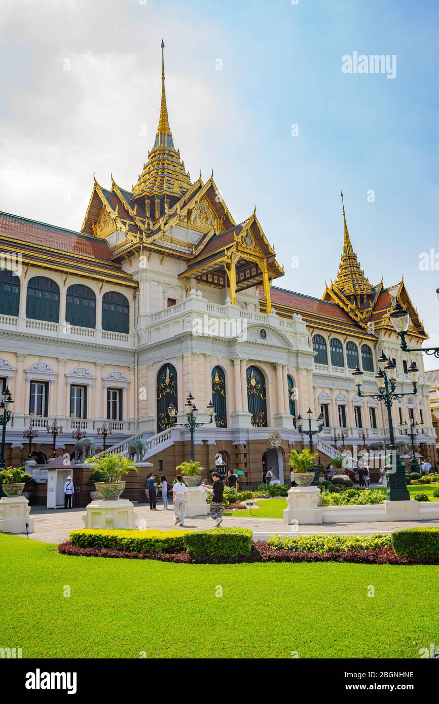 Bangkok, Thailand - 24 Dec 2018: Grand Palace is a complex building at ...