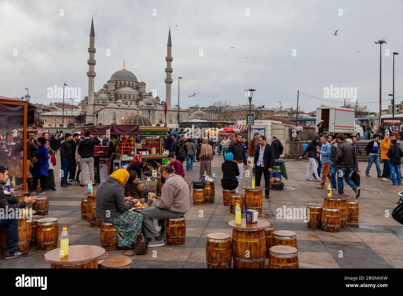 Eminonu square. Istanbul, Turkey Stock Photo - Alamy