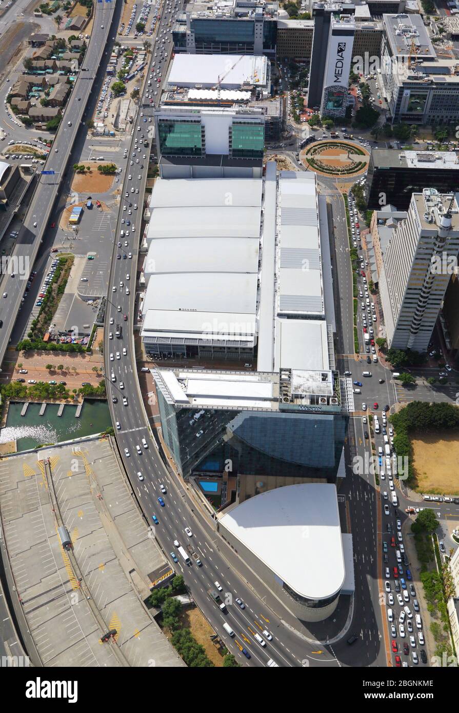 Aerial photo of Cape Town International Convention Centre Stock Photo ...