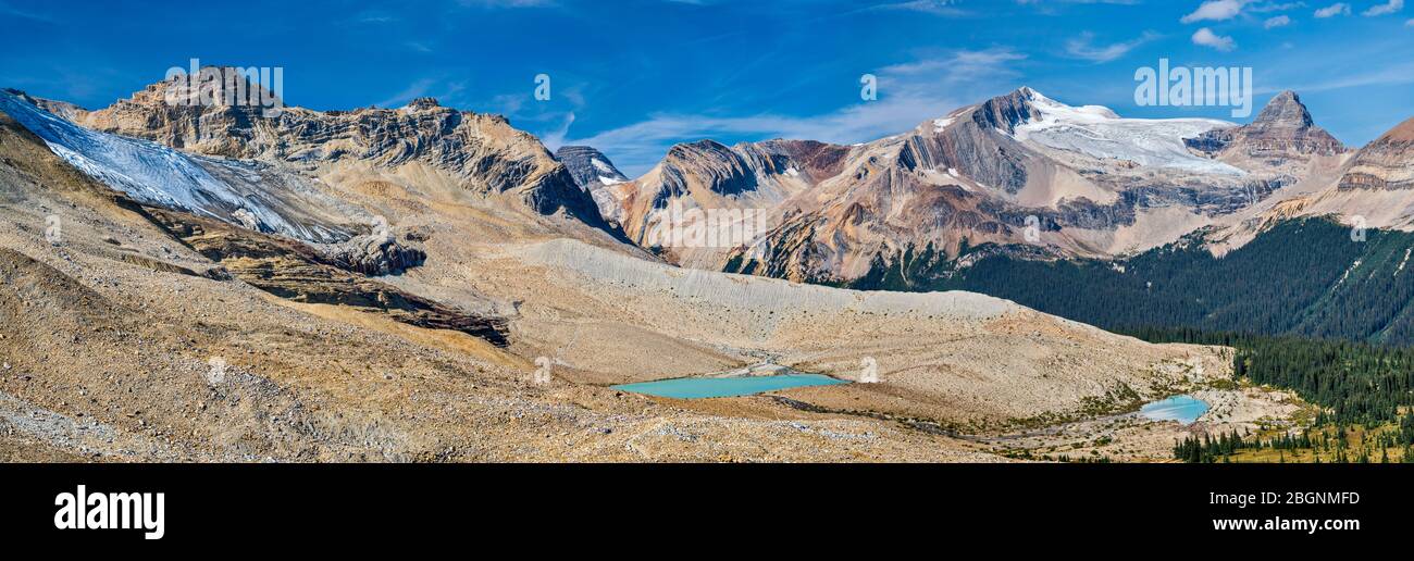 Glacier des Poilus, Isolated Pk, Whaleback Mtn, Little Yoho Valley ...
