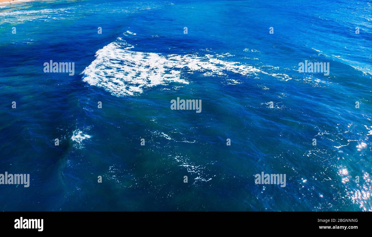 Aerial view deep sea world hi-res stock photography and images - Alamy