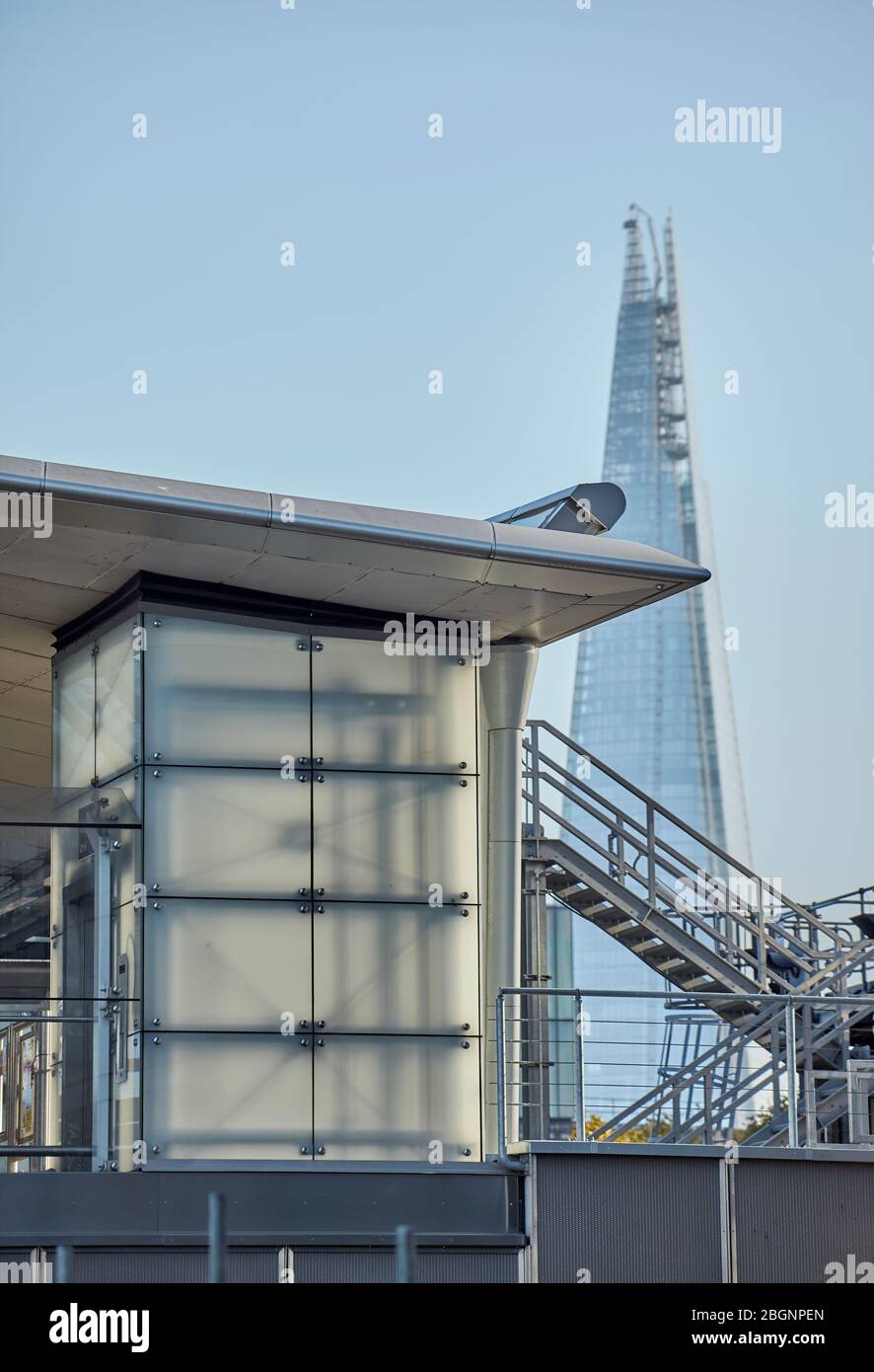 Blackfriars Railway Station by Architects: Pascall + Watson Stock Photo ...