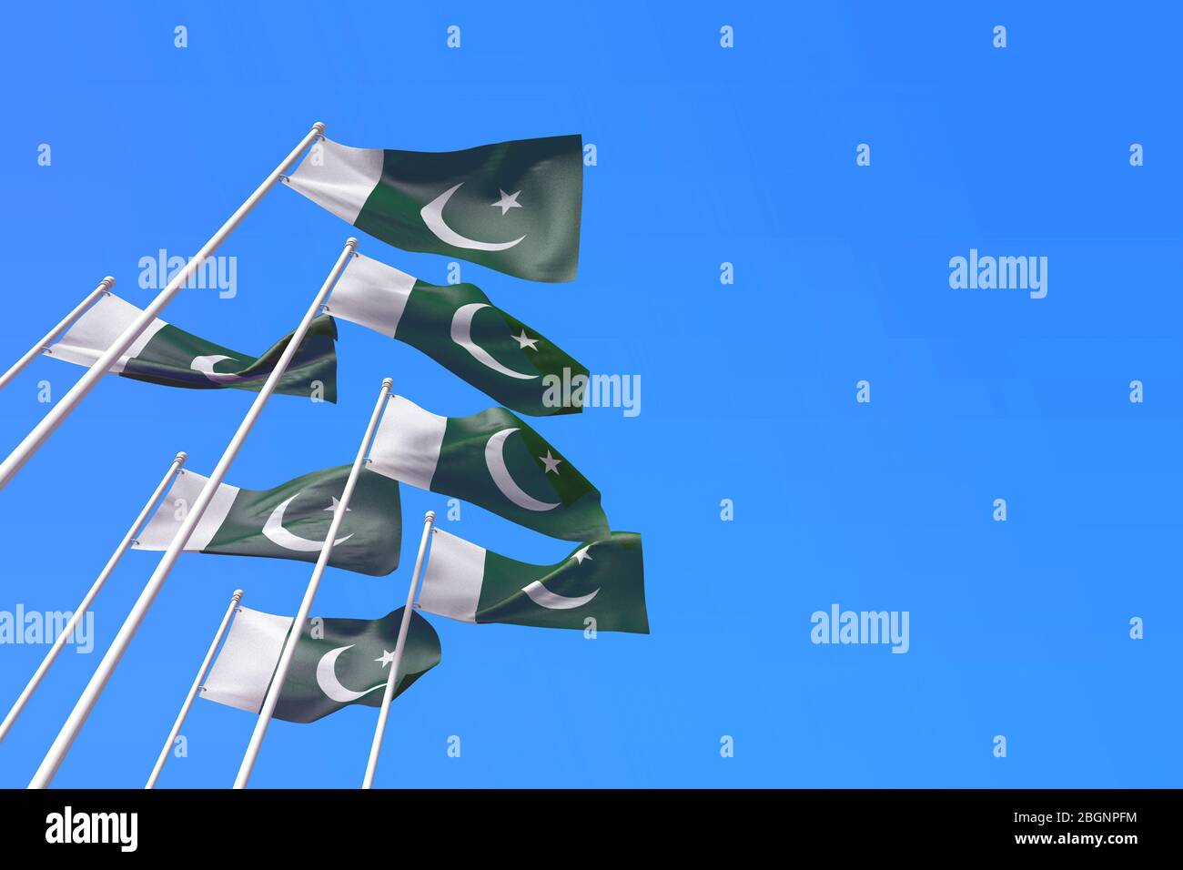 Official flag of pakistan hi-res stock photography and images - Alamy