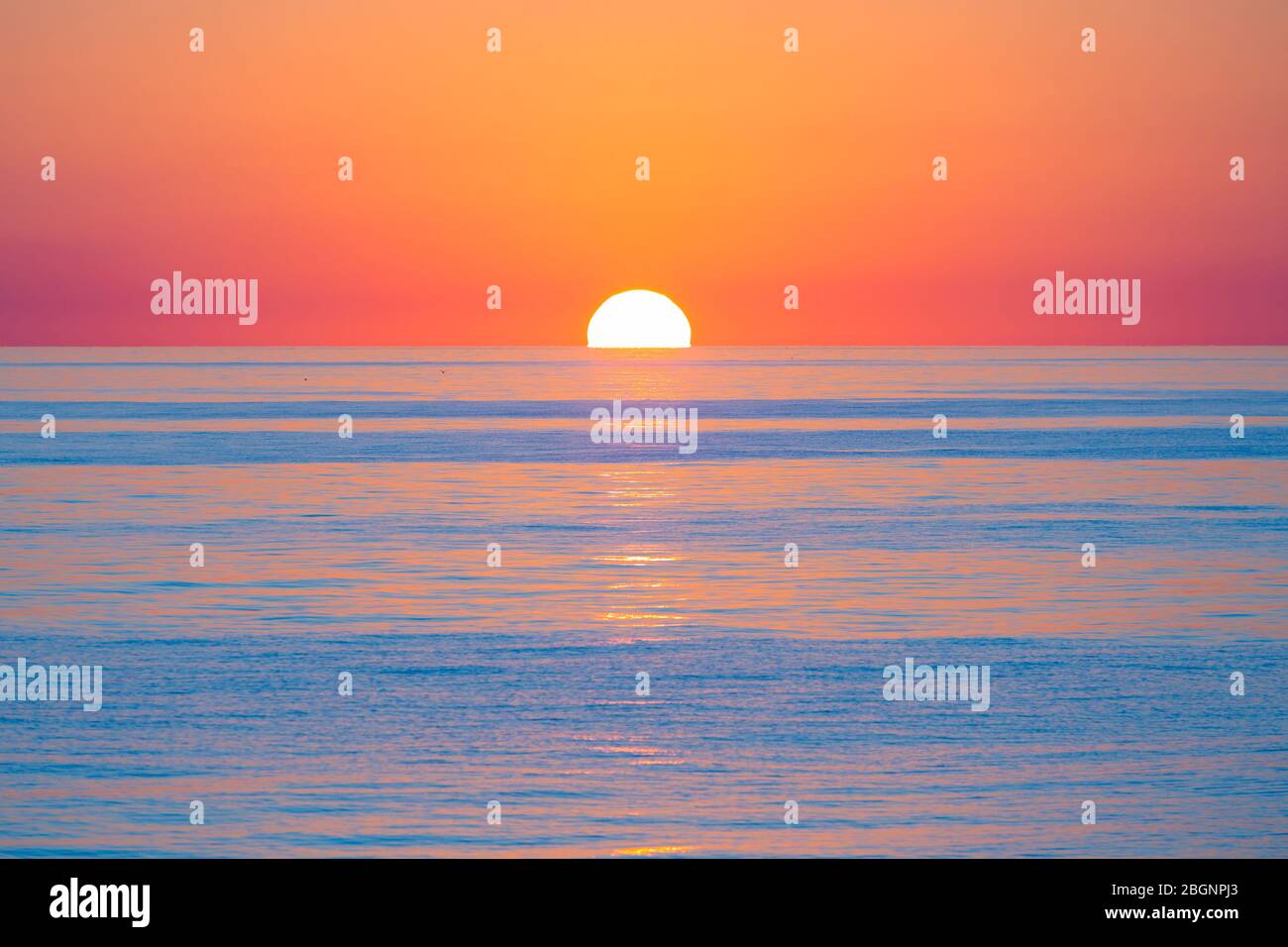 Sunset at Punta de Torrox, Costa del Sol, Spain Stock Photo - Alamy