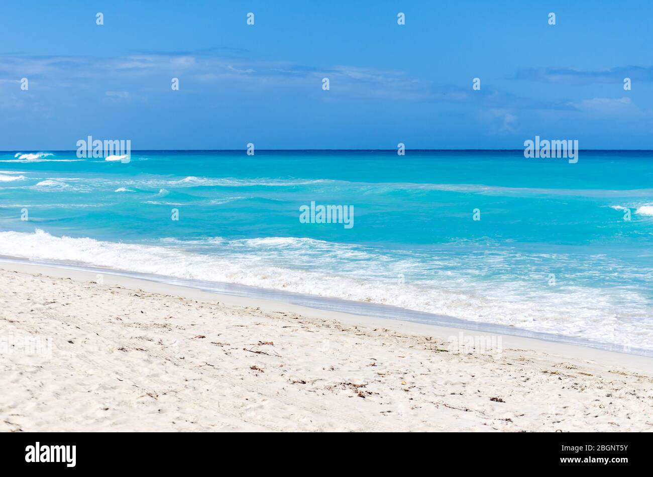 Varadero Beach landscape in Cuba Stock Photo - Alamy