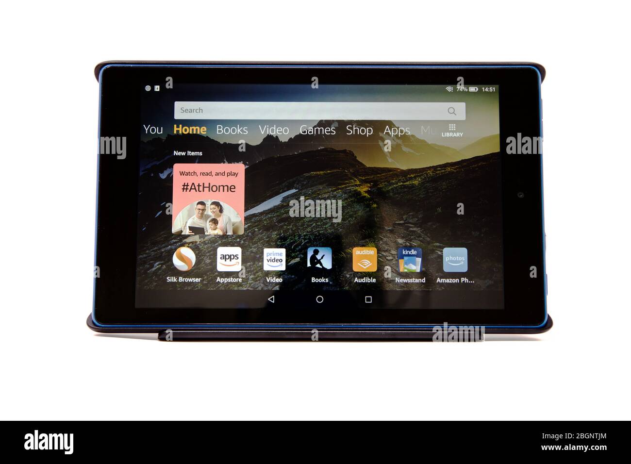 Amazon fire HD 8 with Alexa Stock Photo - Alamy