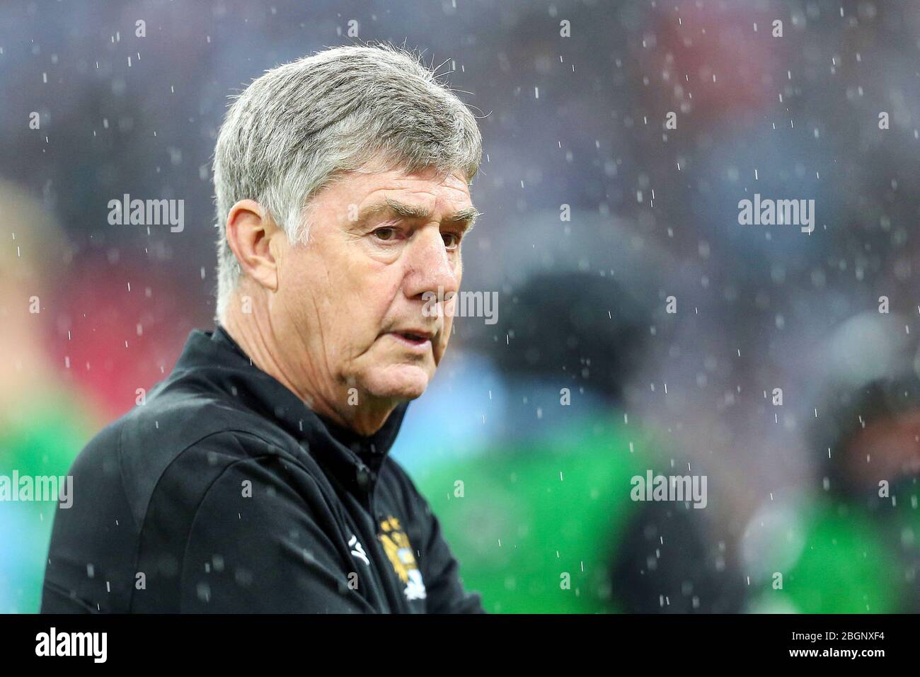 LONDON, ENGLAND Brian Kidd of Manchester City after City's defeat ...