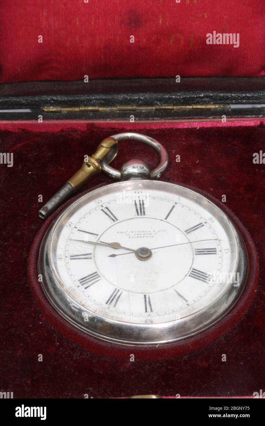 19th Century Pocket watch Stock Photo - Alamy