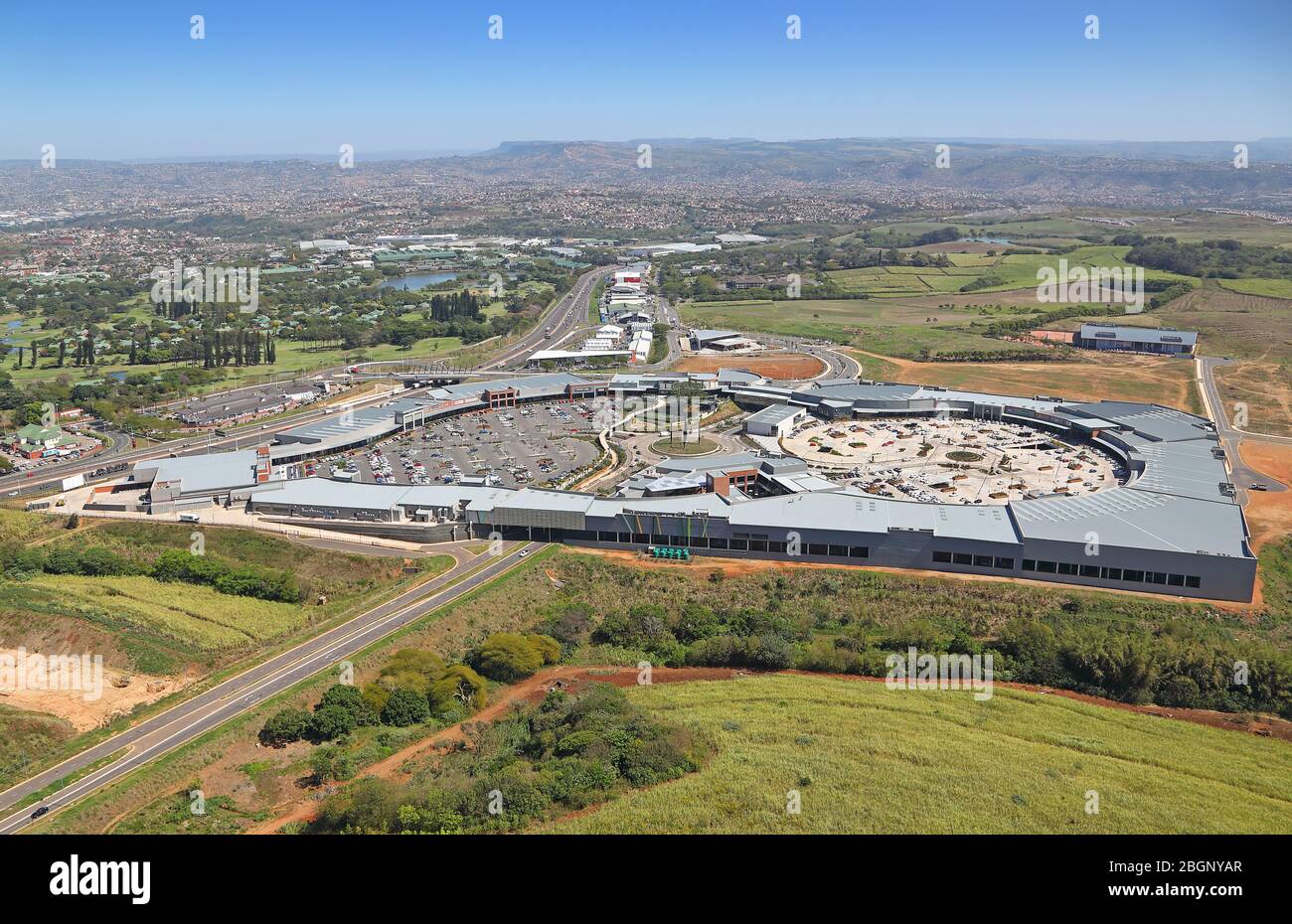 Aerial photo of Cornubia Mall Stock Photo - Alamy