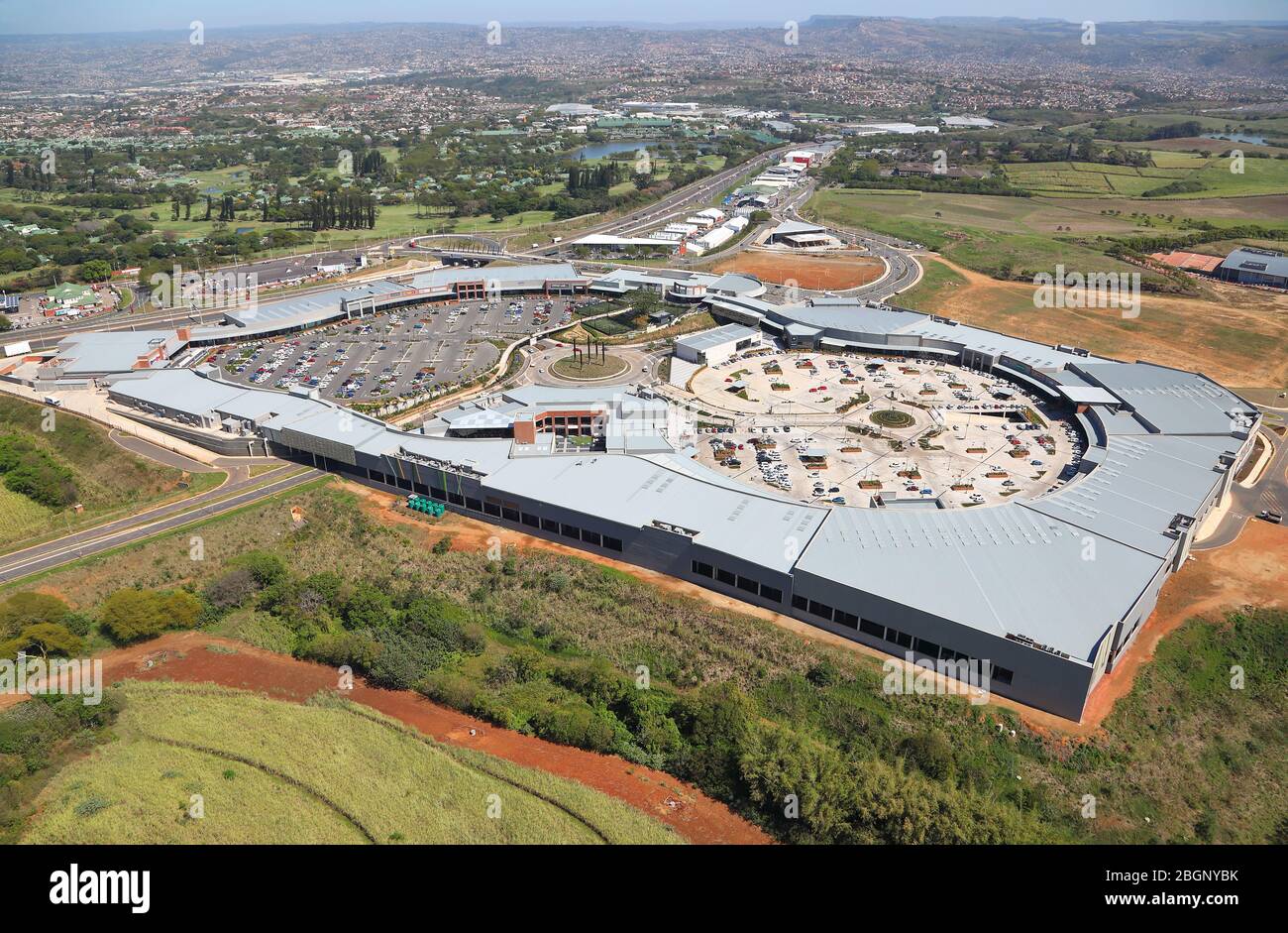 Aerial photo of Cornubia Mall Stock Photo - Alamy