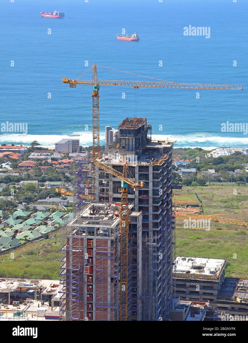 Aerial photo of Umhlanga Ridge developments Stock Photo - Alamy